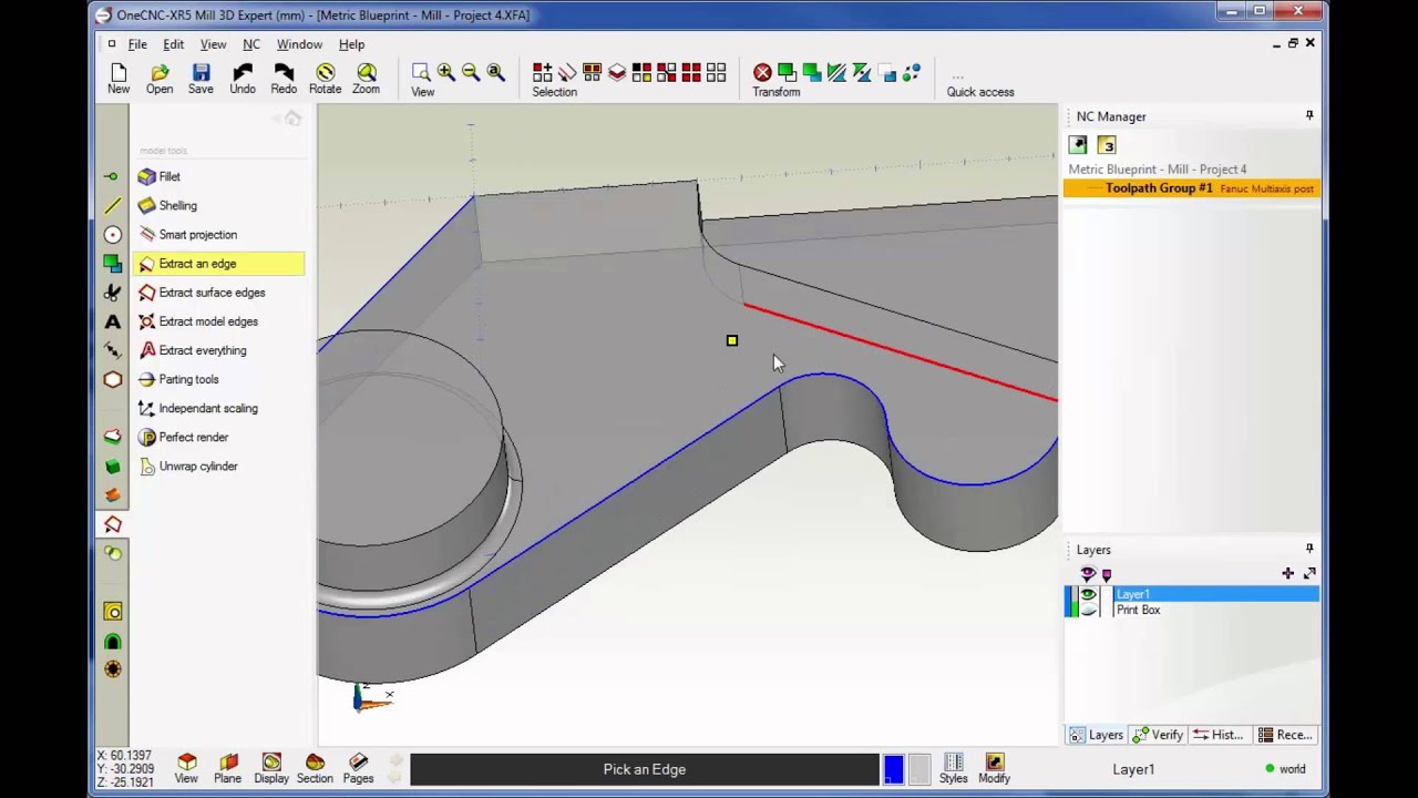 OneCNC CAD CAM Software Training 6 - YouTube