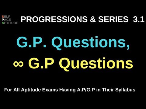 GEOMETRIC PROGRESSION QUESTIONS_ ∞ G.P. QUESTIONS _LESSON 3 ...
