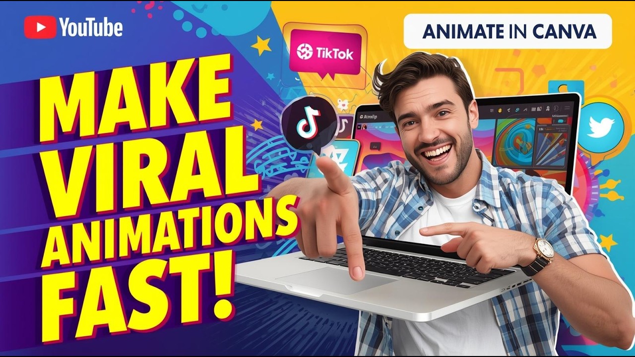 Make Viral Animations Fast! - How to Animate Motion Graphics in Canva ...