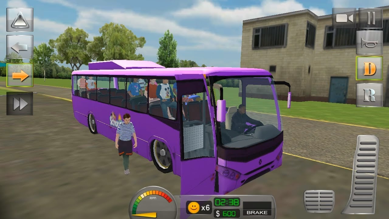 Schoolbus Driver 3D Simulator Game - Android Gameplay #3 - YouTube