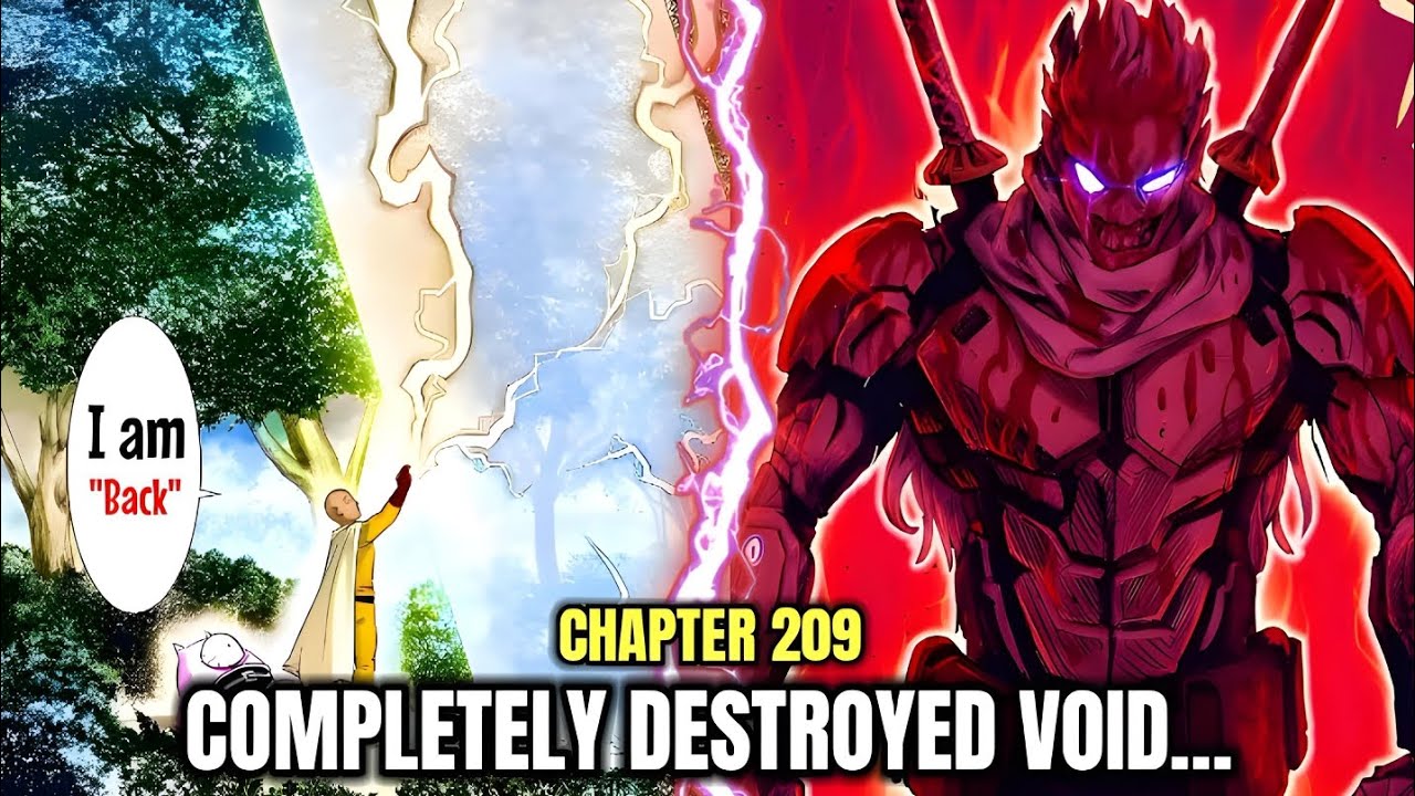 Saitama Completely DESTROYED Empty Void | One Punch Man Chapter 209 - YouTube