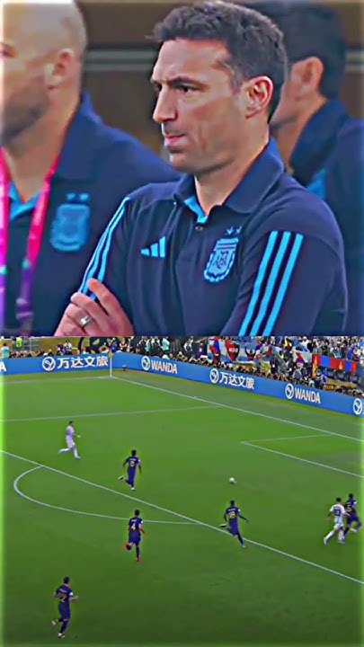 La ReacciÓn De Scaloni Al Segundo Gol De Argentina 🥶👌 Shorts
