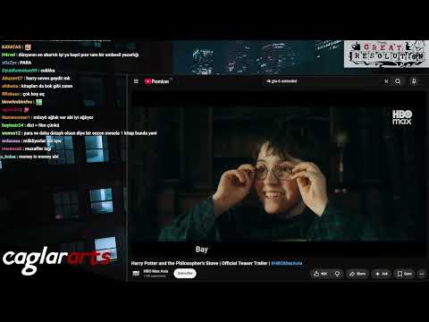 Alper Çağlar, Harry Potter Fragmanı İzliyor