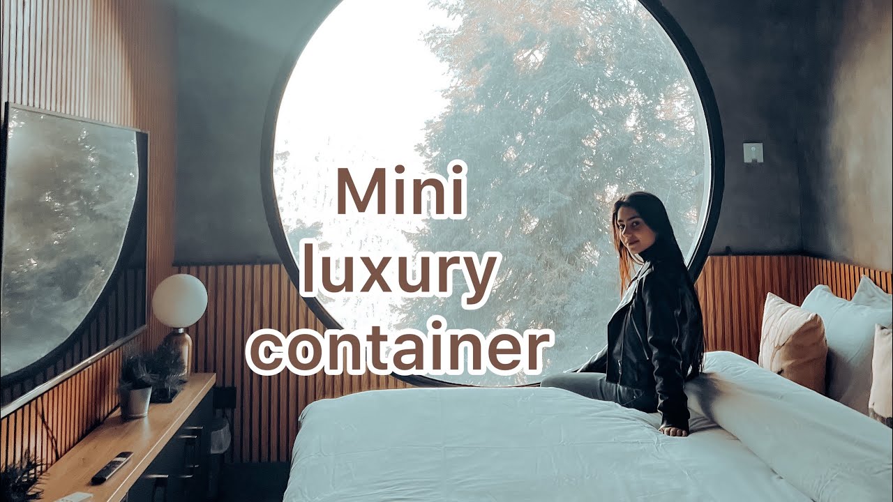 I spent night in mini container 😨 | Room tour | Maimoona shah vlog - YouTube