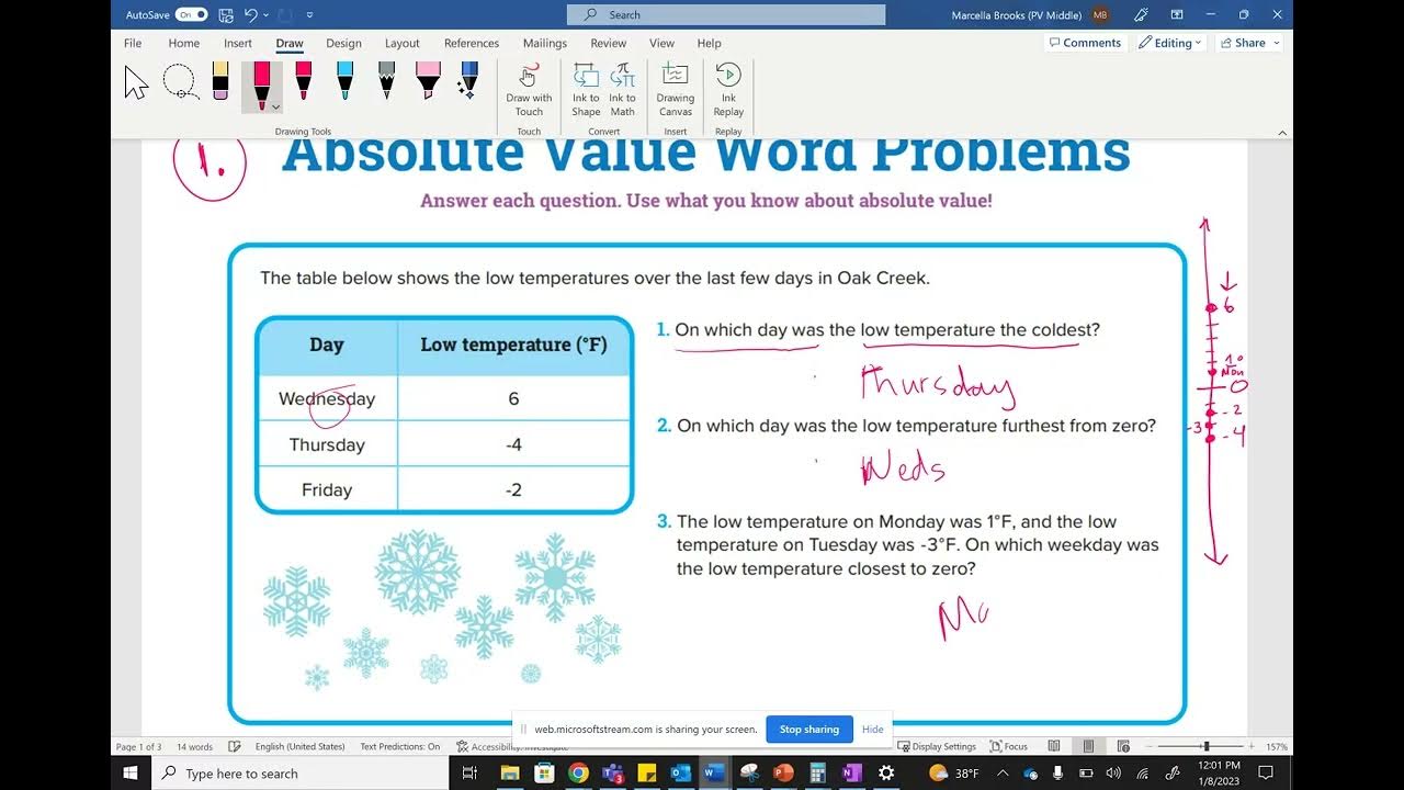Use positive and negative numbers and absolute values to describe real ...