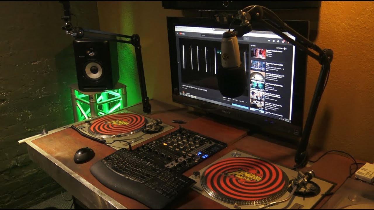 DJ Work Space Ideas - Office, Storage, and Fun - YouTube