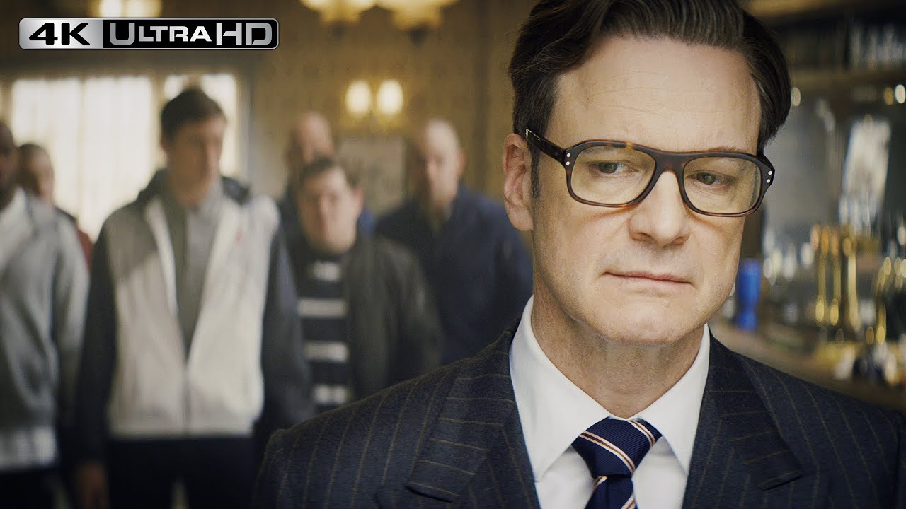 Kingsman 4K HDR | Pub Fight Scene - YouTube