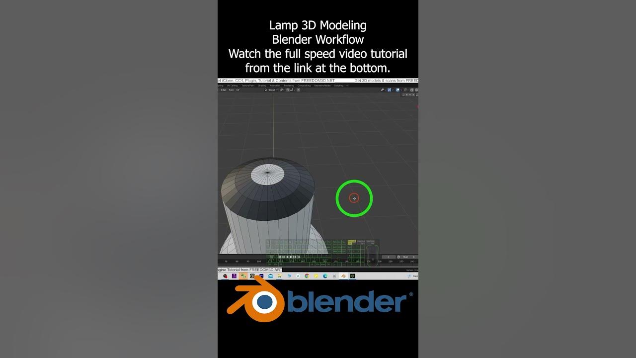 Blender Interactive Lamp 3D Modeling #blender #lamp #light #tutorial #3dmodeling #blender3d ...