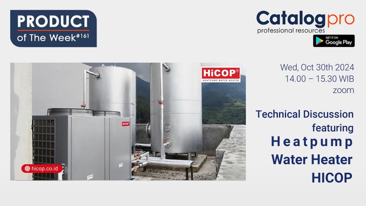 Product of The Week: Heatpump Water Heater by HICOP - YouTube