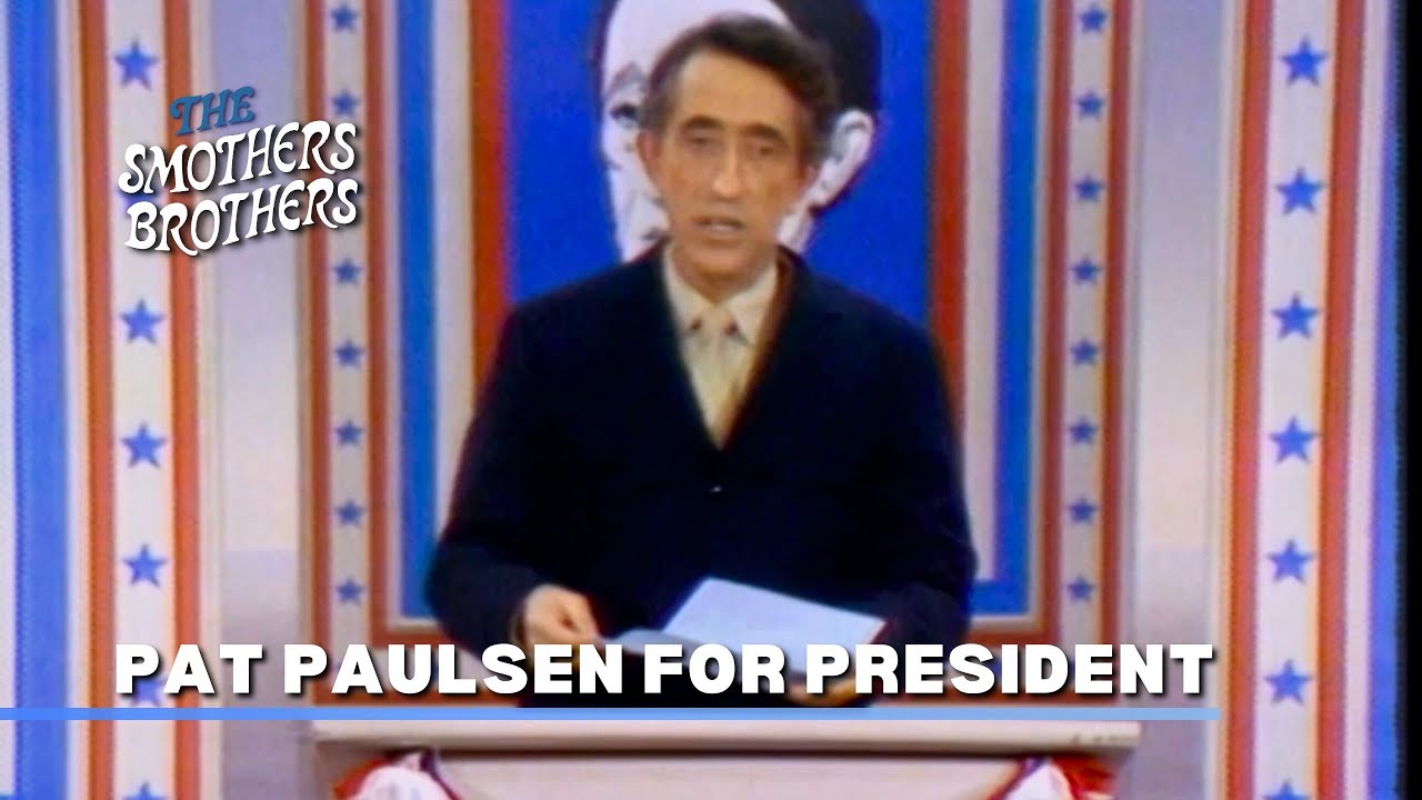 Pat Paulsen For President | Pat Gets Emotional | The Smothers Brothers ...