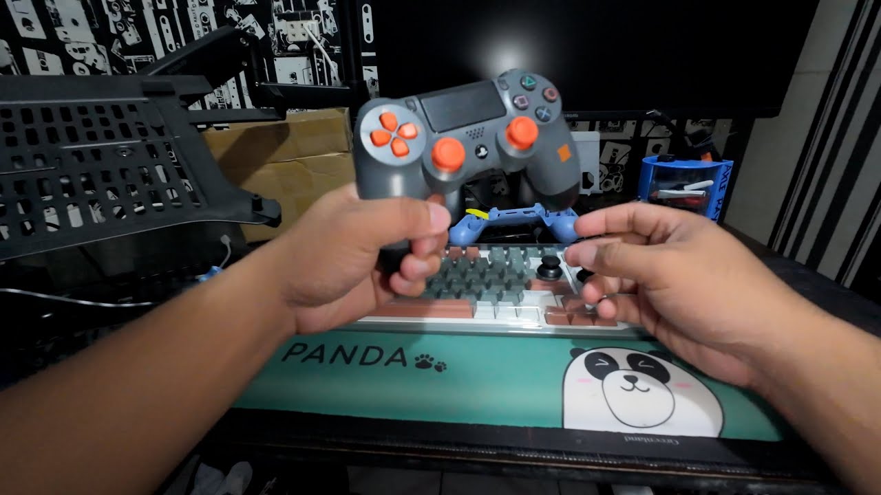 DualShock 4 shell replacement - YouTube