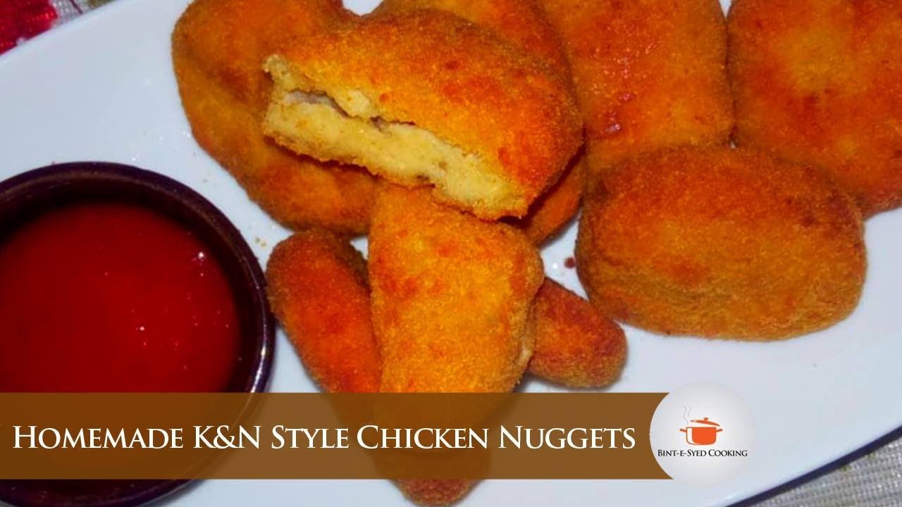 Homemade K&N Style Chicken Nuggets | Chicken Nuggets Recipe | BinteSyed ...