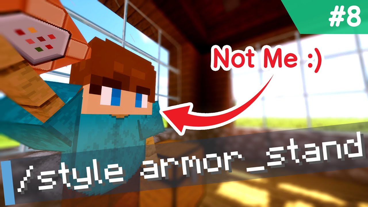 Minecraft Command Tutorial Ep 8 - Level Up Your Decorative Armor Stands ...