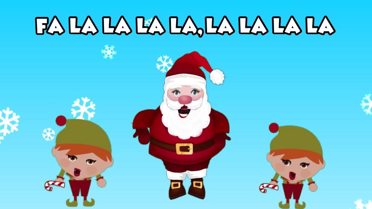 Santa & Elves Singing Deck the Halls - KIDS SING-ALONG - YouTube