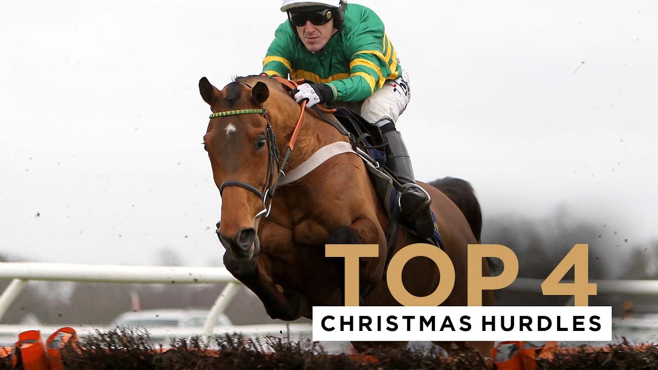 FOUR OF THE BEST CHRISTMAS HURDLES AT KEMPTON PARK RACECOURSE - YouTube