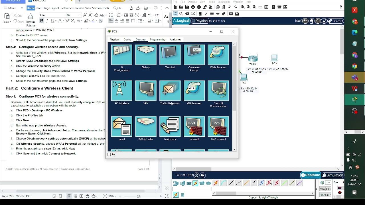 Advanced Switching and Routing | Lab 4 – Configuring Wireless LAN ...