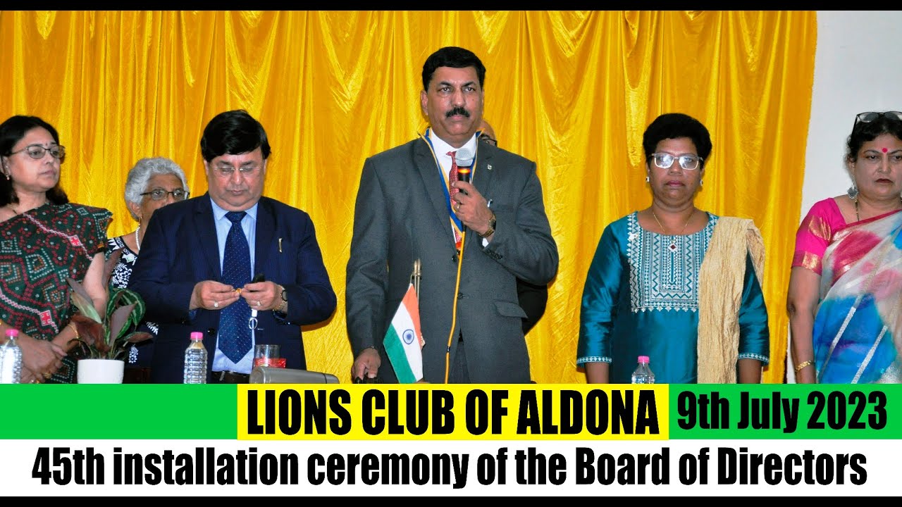 45th installation ceremony of the Board of Directors under the ...