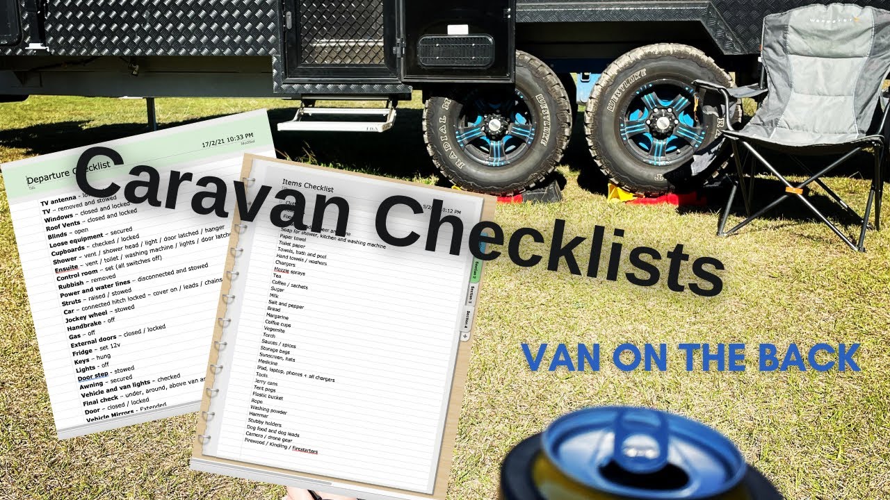 Caravan Checklist - YouTube