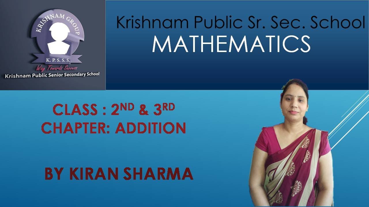 learn mathamatics for class 2 AND 3 / topic Addition - YouTube