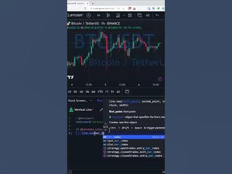 How to plot vertical lines in Pine Script #pinescript #tradingview #tradingviewtutorial - YouTube
