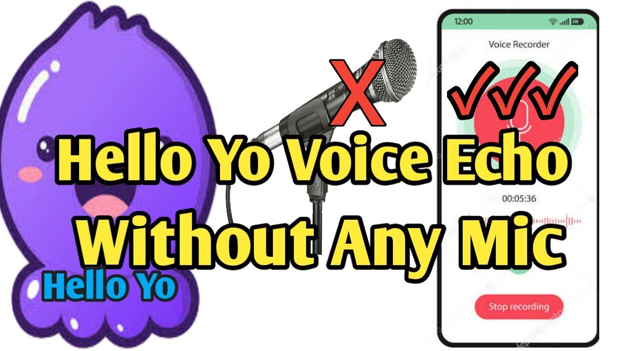 Hello Yo Mic Echo Voice Withouts Any Microphones - YouTube