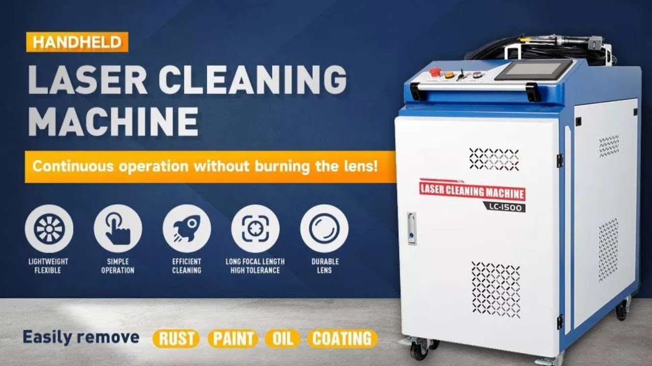 Handheld Laser Cleaning Machine User Guide - YouTube