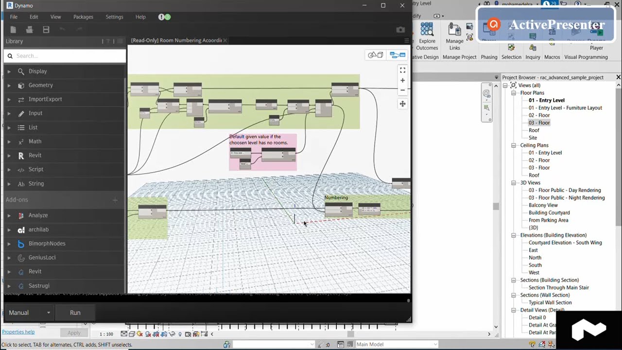 Using Dynamo to Renumber Rooms in Revit - YouTube