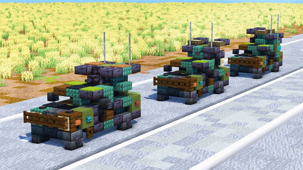 Minecraft AN/TWQ-1 Avenger Humvee Tutorial - YouTube