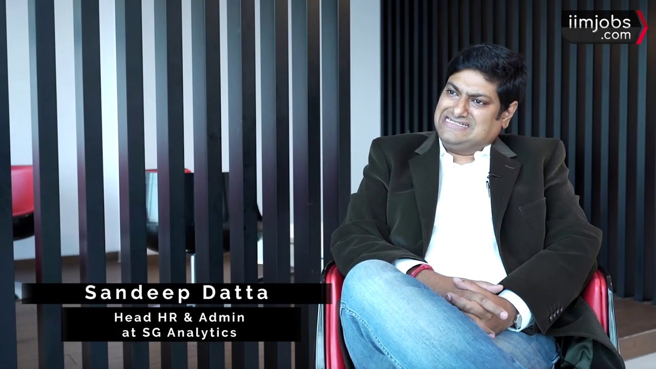 HR Talkies with Sandeep Datta, Head HR & Admin at SG Analytics - YouTube