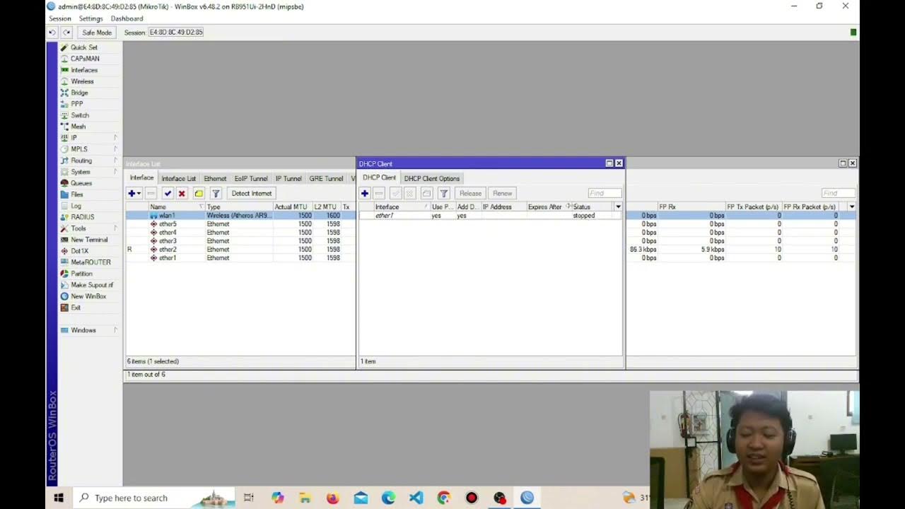 BASIC KONFIGURASI ROUTING MIKROTIK - YouTube
