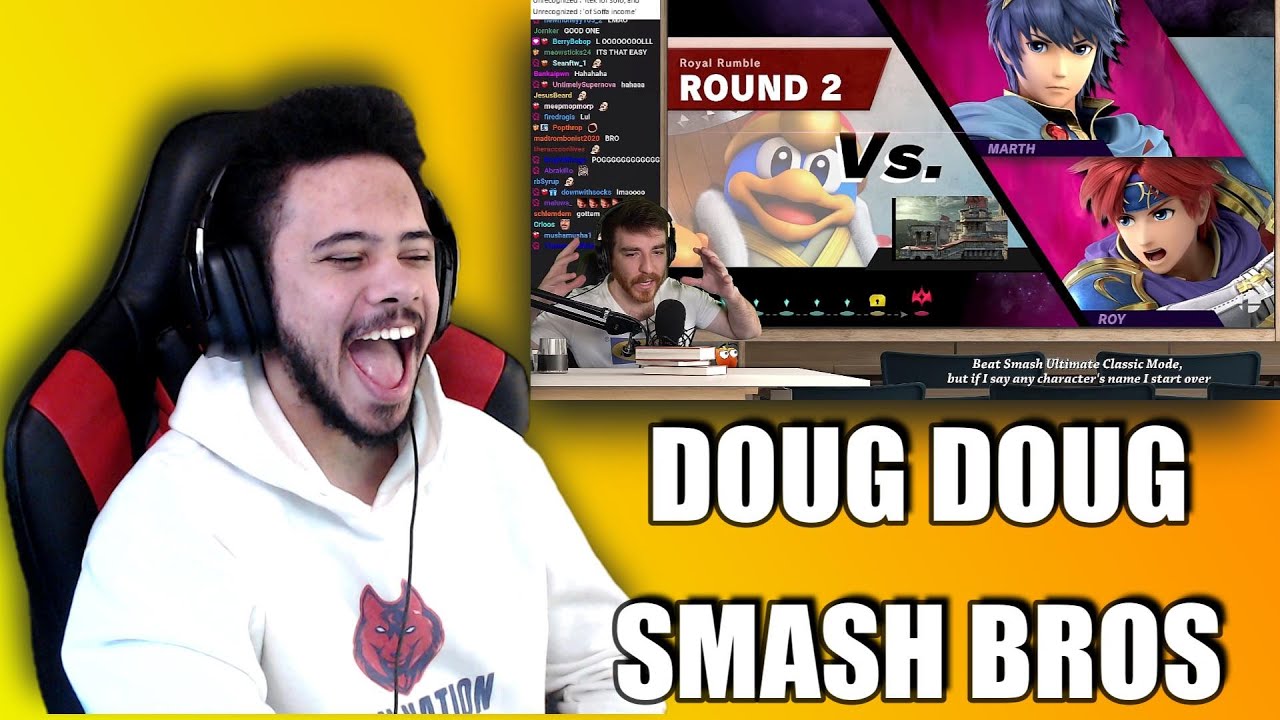 DOUG DOUG SMASH BROS REACTION - YouTube