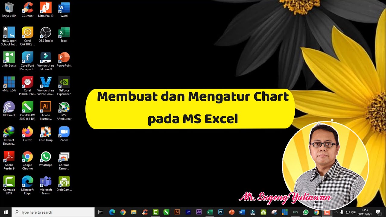 Membuat dan Mengatur Chart pada MS Excel - YouTube
