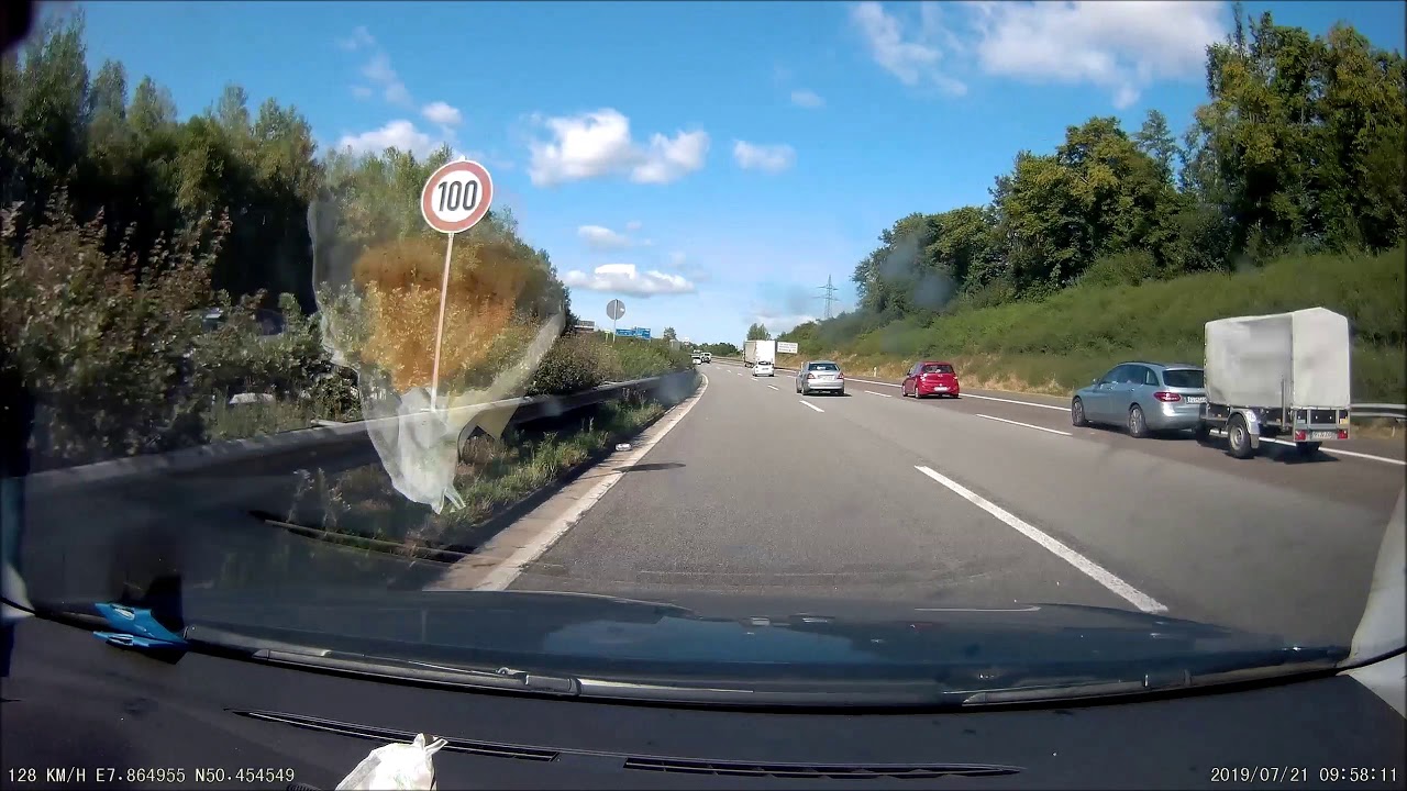 Dashcam Germany A3 Deutchland Frankfurt to Köln [Timelapse 4x] [1440p ...