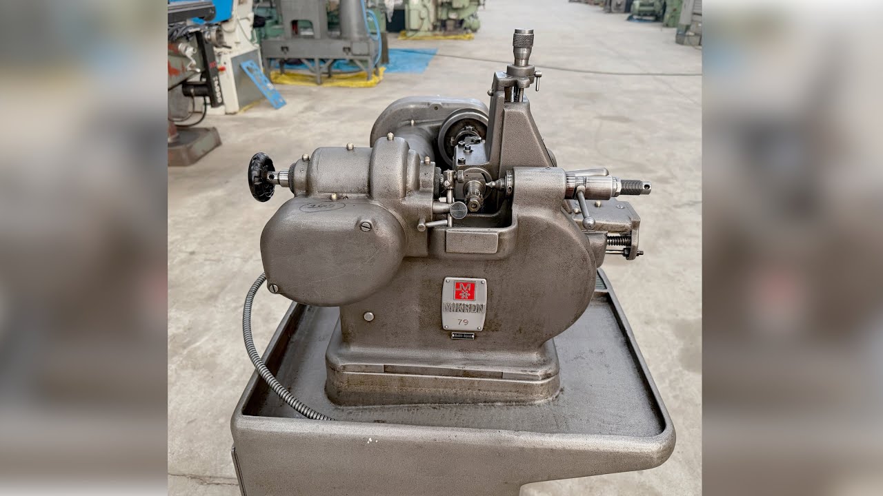 Mikron (Switzerland) Type 79 Precision Horizontal Gear Hobbing Machine ...