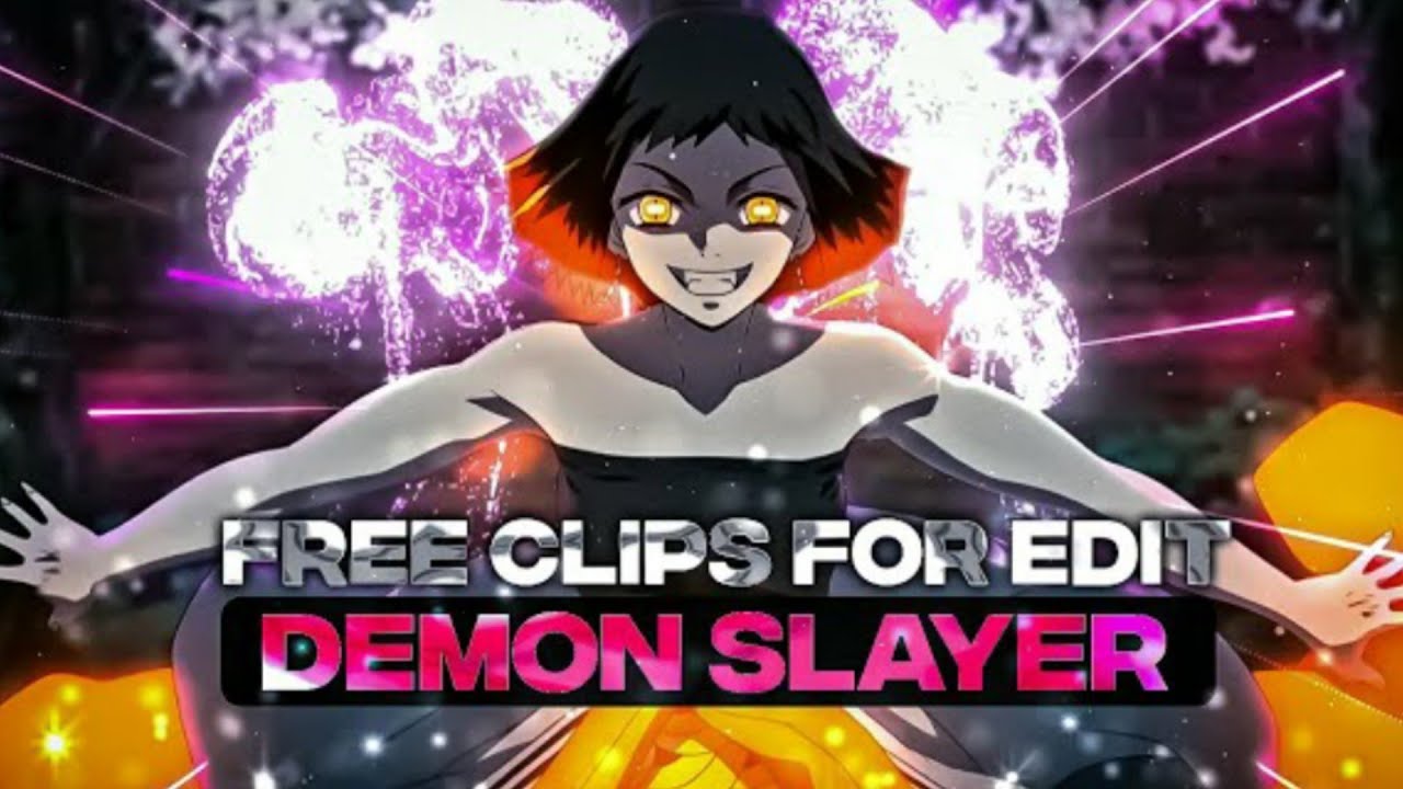 Demon slayer clips for edits free download link in description - YouTube