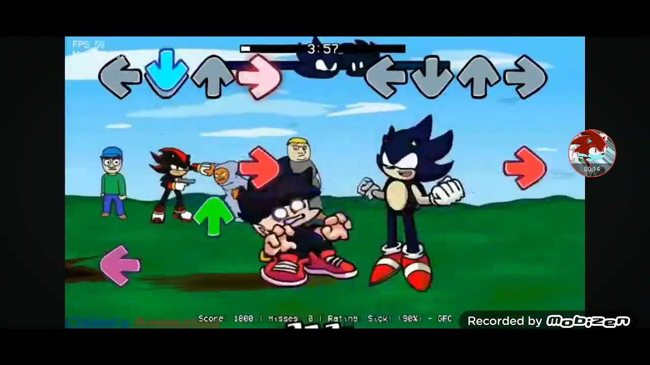 Sonic Drak vs BF Blitz Fight Friday Night Funkin #SonicX #SonicXDark # ...