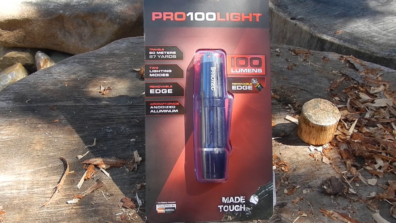 iProtec "PRO 100 LIGHT" - Xlnt for EDC or Camp & Trail! - YouTube