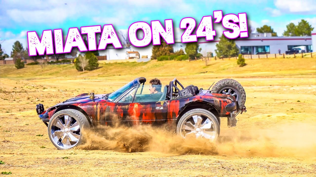 Offroading my Donk Miata - YouTube