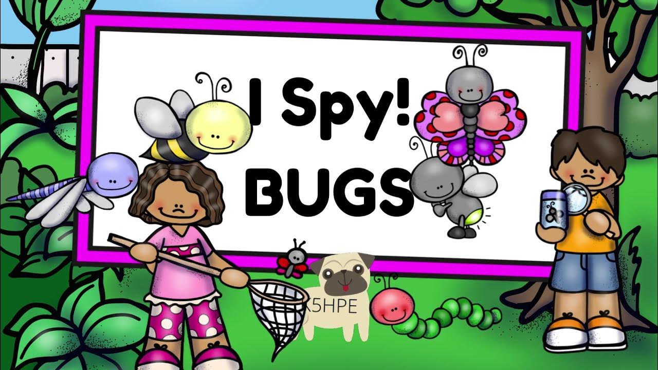 I Spy! Backyard Bugs Game, Speech & Language, Vocabulary, Simple ...
