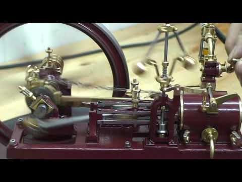 Ransome & May horizontal steam engine - YouTube