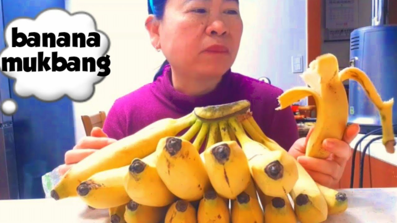 #4k ang sarap ng banana/ #bananamukbang #mukbang #eatingshow # ...