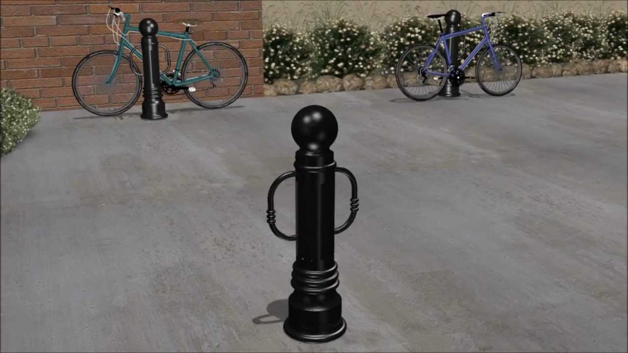 Installing Bike Bollards with Adhesive Anchors - YouTube