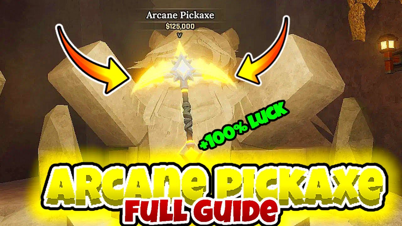 How to get The ARCANE Pickaxe in 2 minutes!!! - YouTube