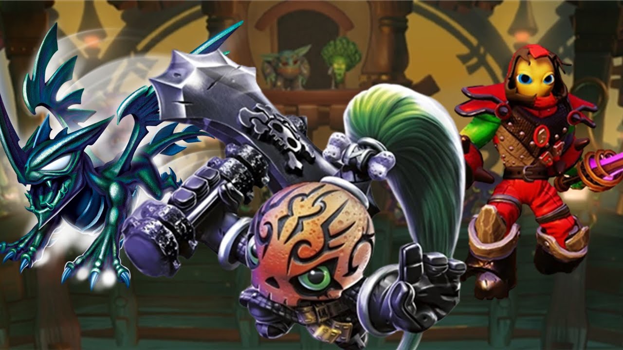 Skylanders Imaginators Battle Arena, Candy Coated Chopscotch, Blackout ...