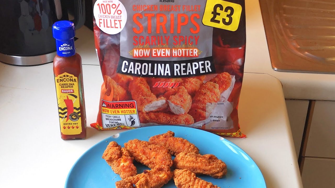 Carolina Reaper Chicken Strips Now Even Hotter & Encona Reaper Sauce ...