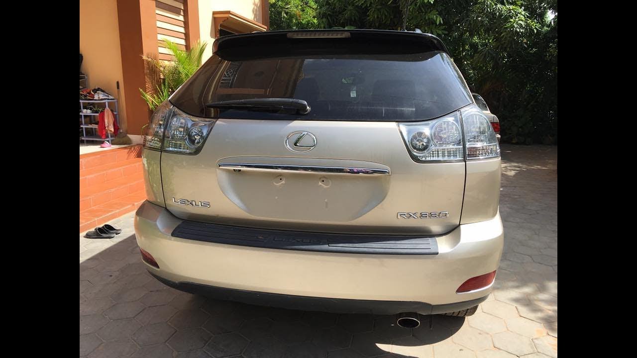 2005 Lexus RX330 Half Full Option Gold Color & 2005 Toyota Prius Half ...