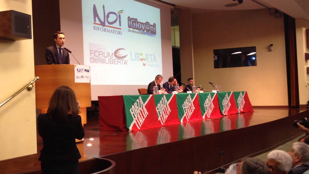 Stefano Benigni - Discorso convegno Forza Italia 2.0 - YouTube