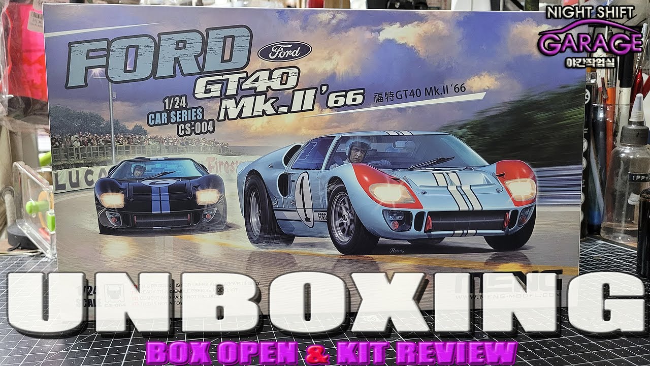 [MENG] 1/24 Ford GT40 Mk.II '66 - YouTube