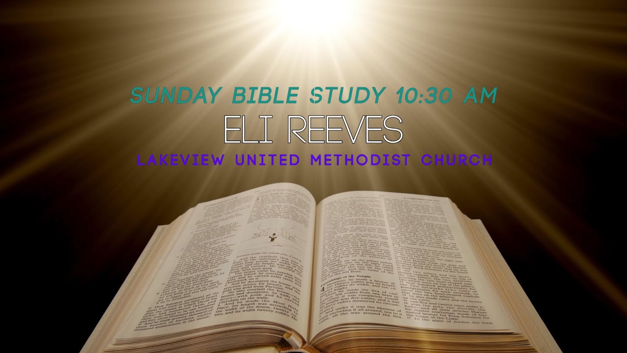 Eli Reeves Sunday Bible Study - YouTube