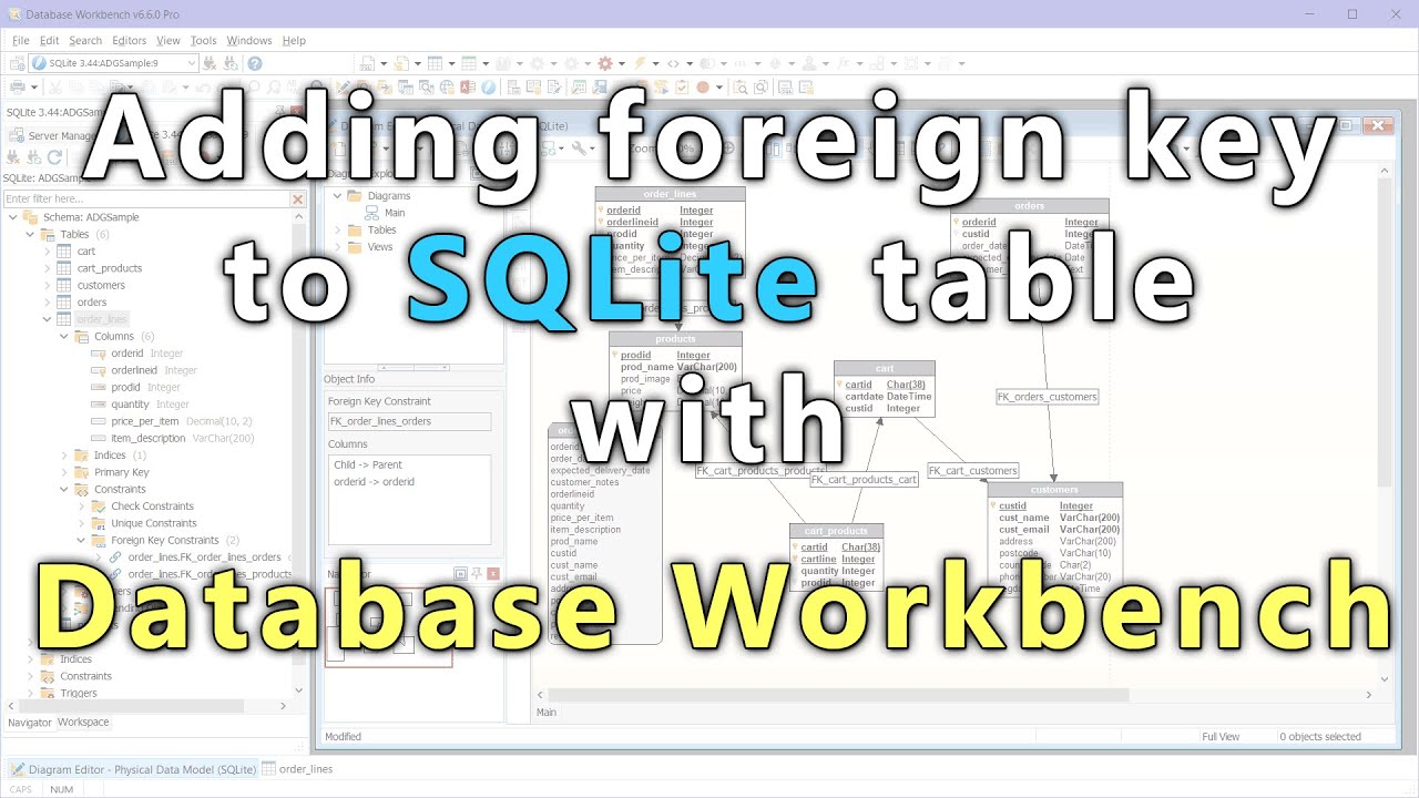 Database Workbench - Add foreign key constraint to existing SQLite ...